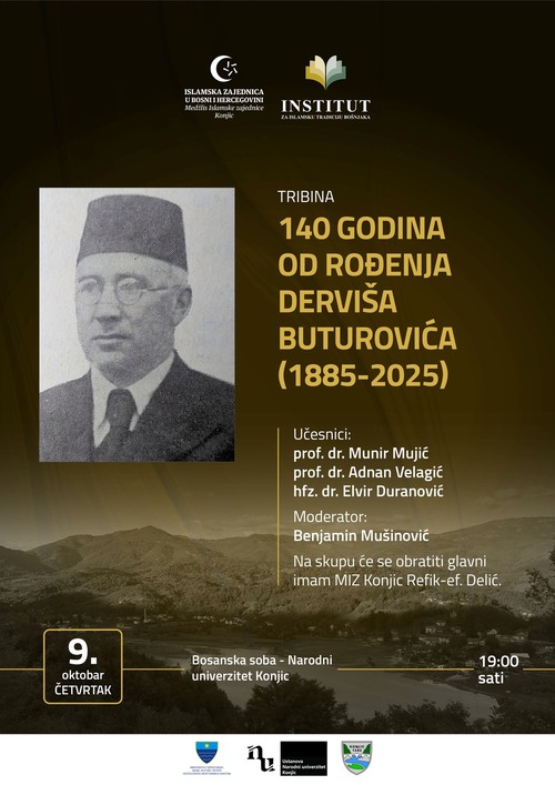 Tribina povodom 140 godina od rođenja Derviša Buturovića